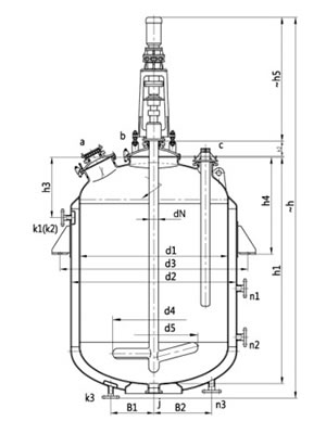 Glass-Lined Reactor | Chemical Reactor | Taiji